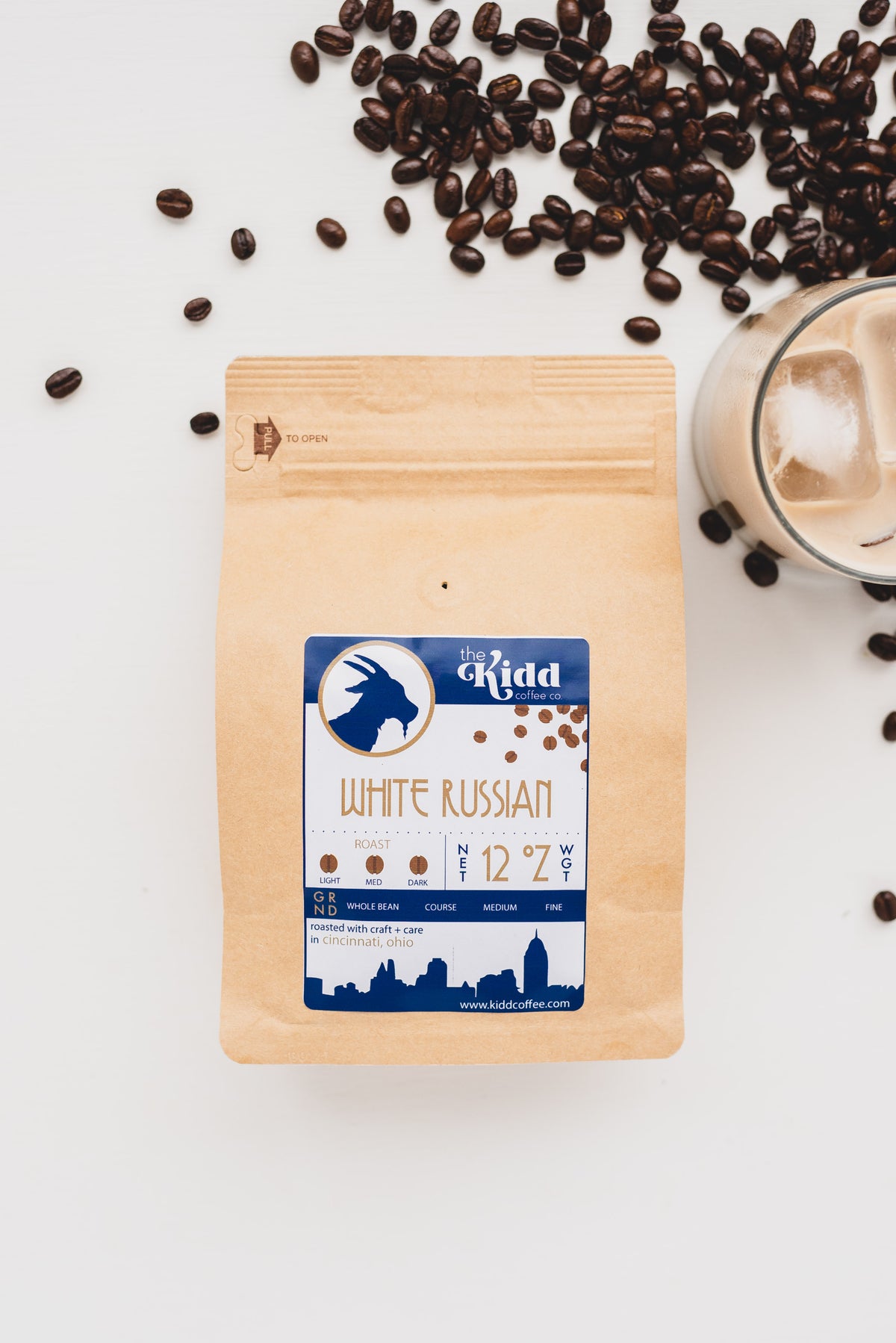 White Russian Gourmet Flavored Coffee — The Kidd Coffee Co.